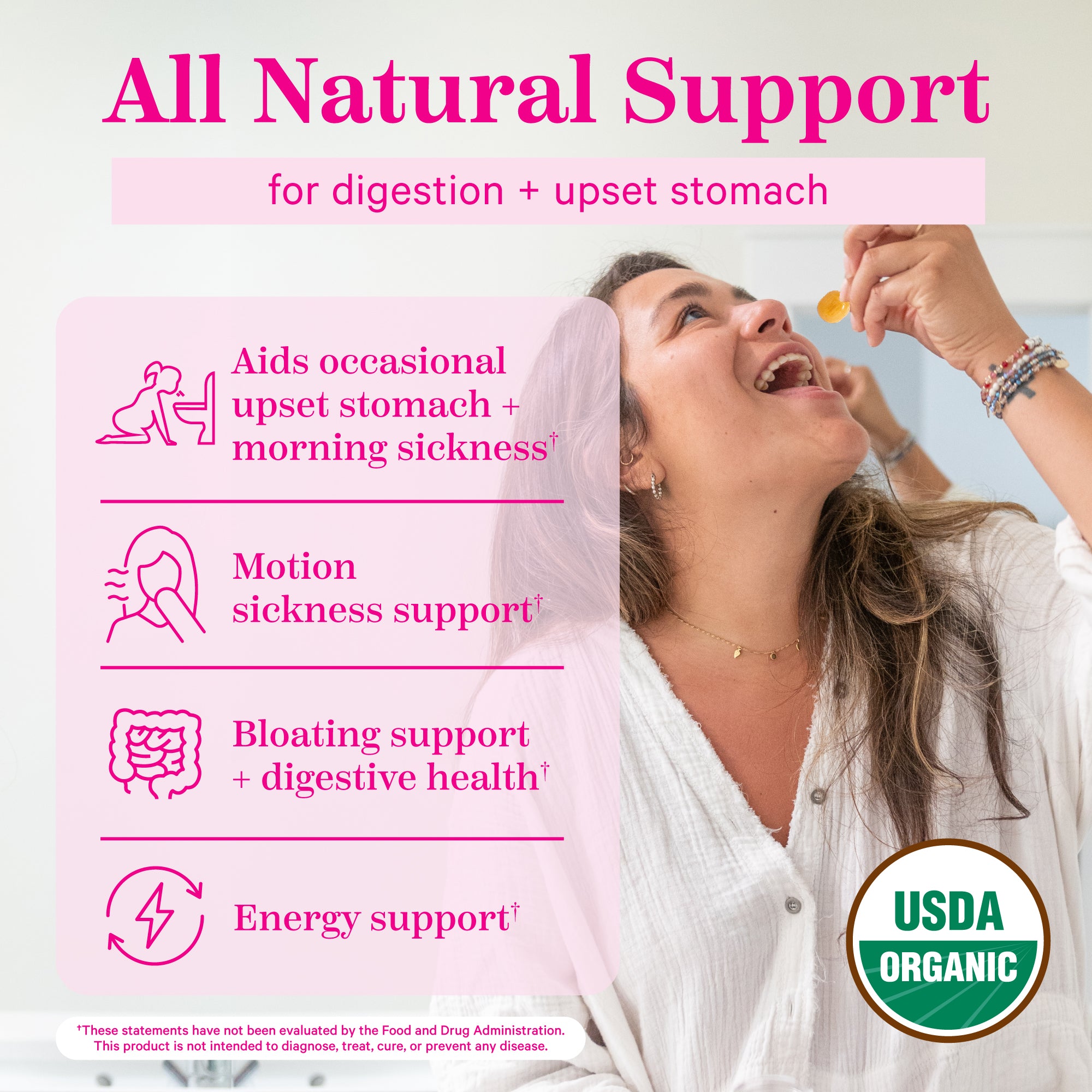 Pink Stork Nausea Sweets: Hard Lozenges - Peppermint, Nausea Relief ...