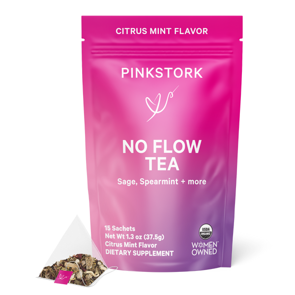 No Flow Sage Tea | No Flow Tea - Pink Stork to Reduce Breast Milk